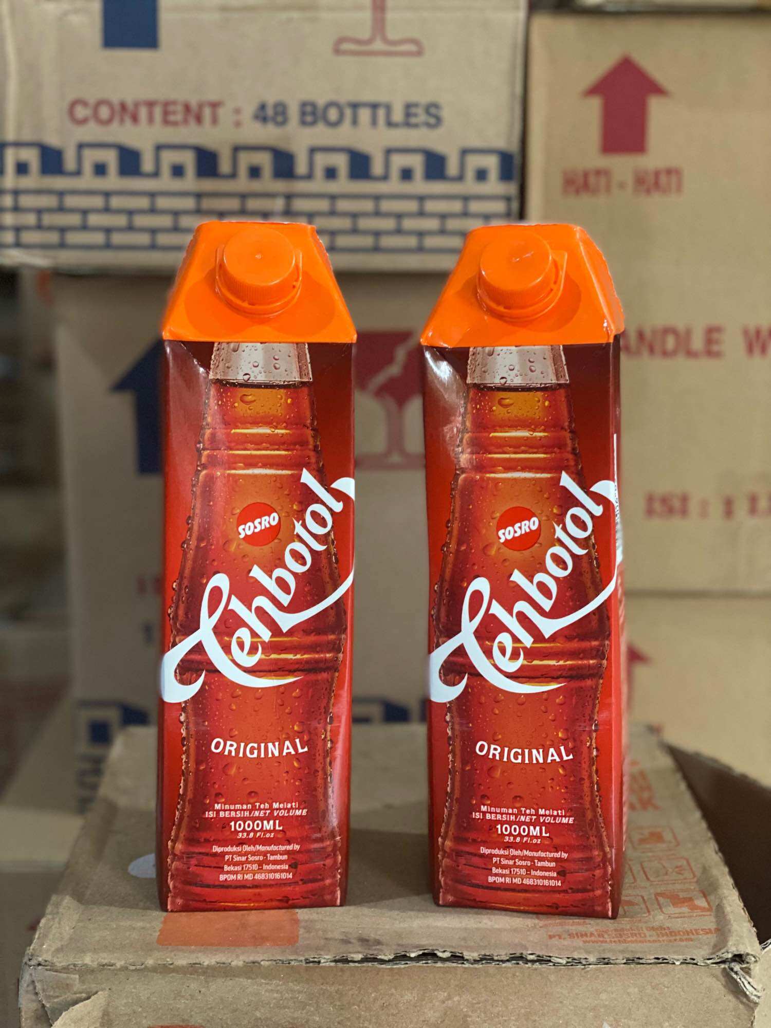 TEH BOTOL SOSRO KEMASAN - 1000ml | Lazada Indonesia