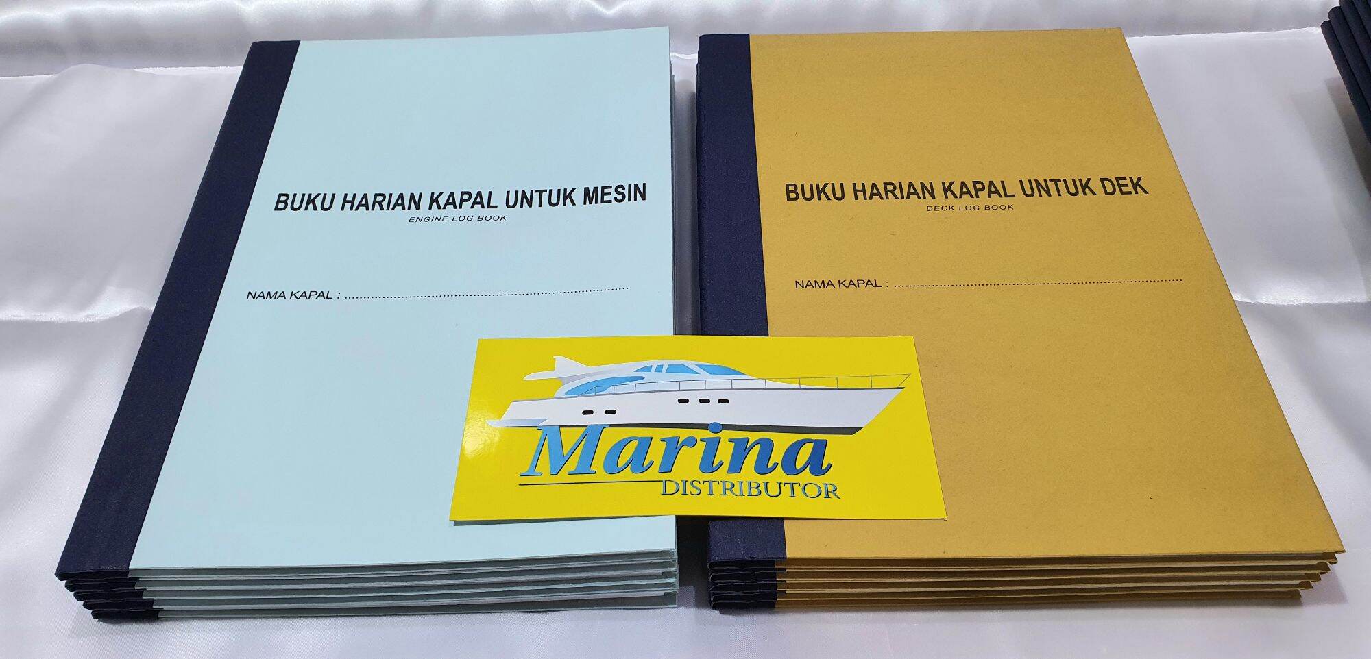 Buku Jurnal Harian Kapal untuk Mesin dan Dek (Engine & Deck Log Book ...