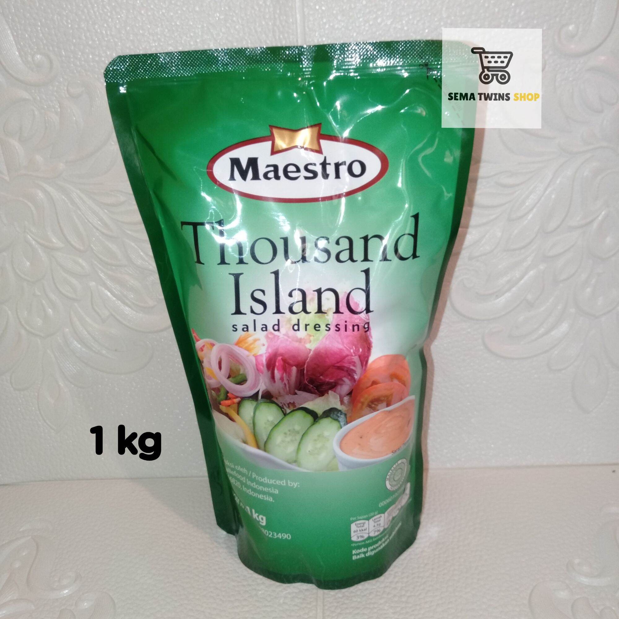 Maestro THOUSAND ISLAND (Salad Dressing) 1Kg - Mayones Salad Mayonaise ...