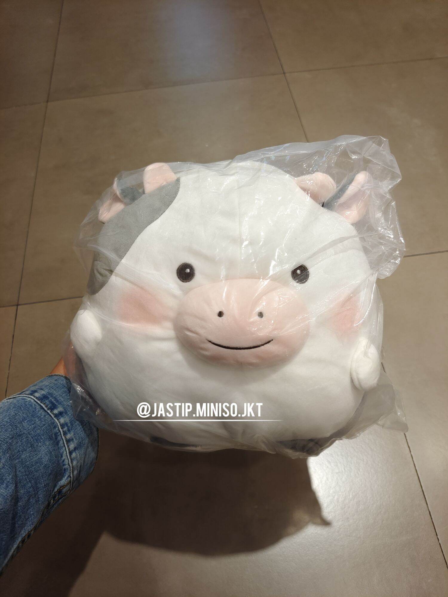 MINISO 🆕 Boneka SAPI / COW lucu dgn ekor Bintang (size 28cm) | Lazada ...