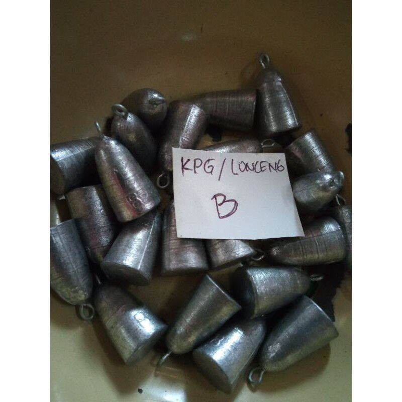 Timah / timbel /pemberat pancing type Lonceng harga 1kg | Lazada Indonesia