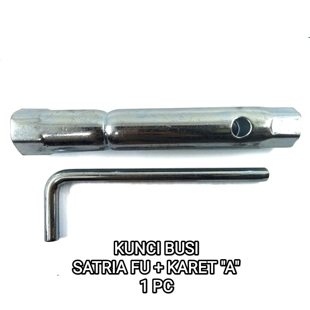 KUNCI BUSI SATRIA FU 150 + KARET "A" - PANJANG 12cm - Kunci Ukuran 17 ...
