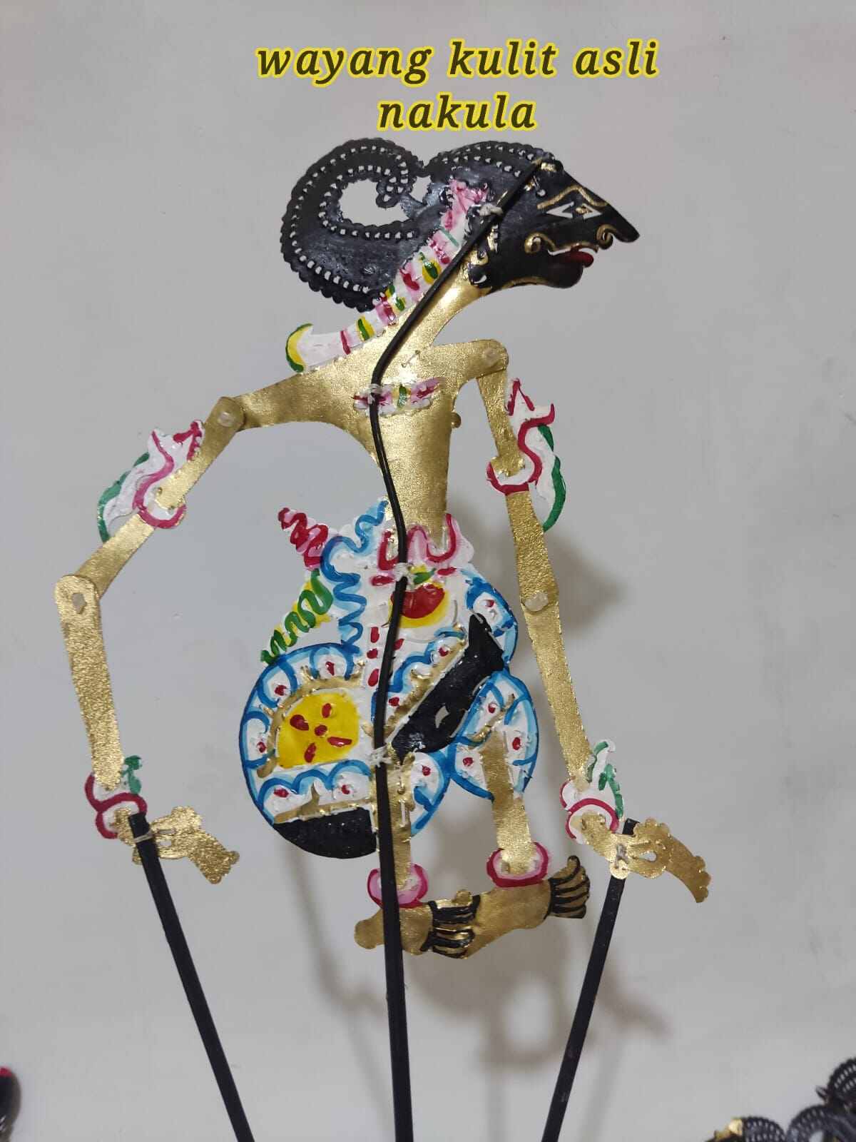 wayang kulit asli karakter Pandawa 5 Nakula | Lazada Indonesia
