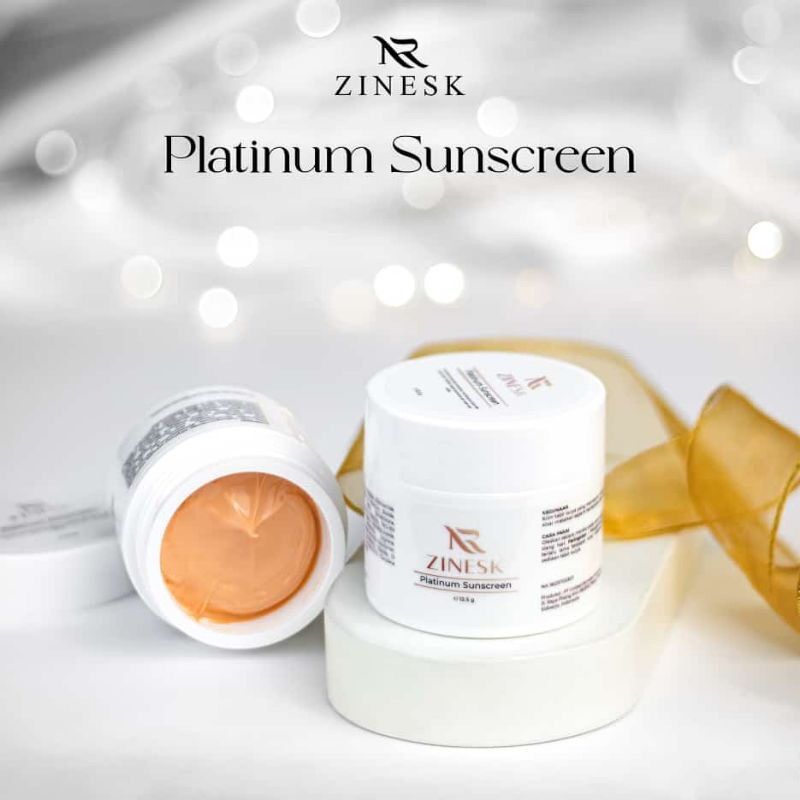 NR ZINESK PLATINUM GLOWING SUNCREEN SPF 30PA+++ | Lazada Indonesia
