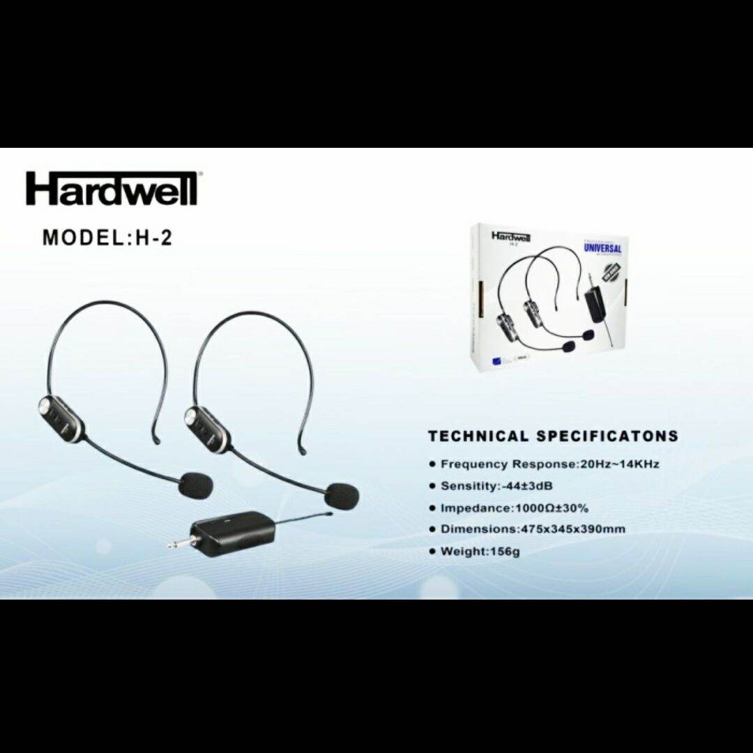 Mic Wireless Hardwell H2 Headset Original | Lazada Indonesia