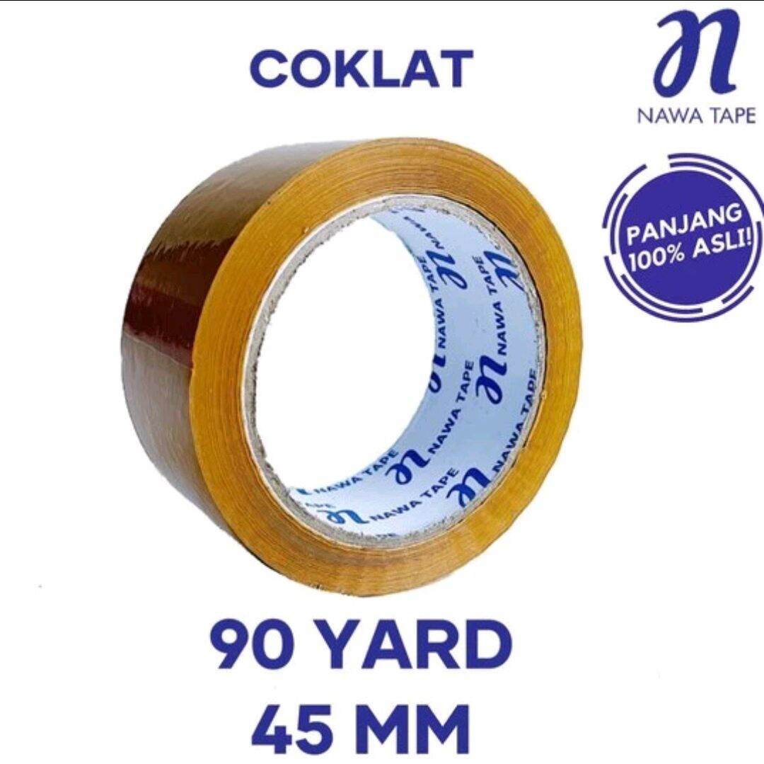 Lakban NAWA Tape 90yard Solatape 45mm | Lazada Indonesia