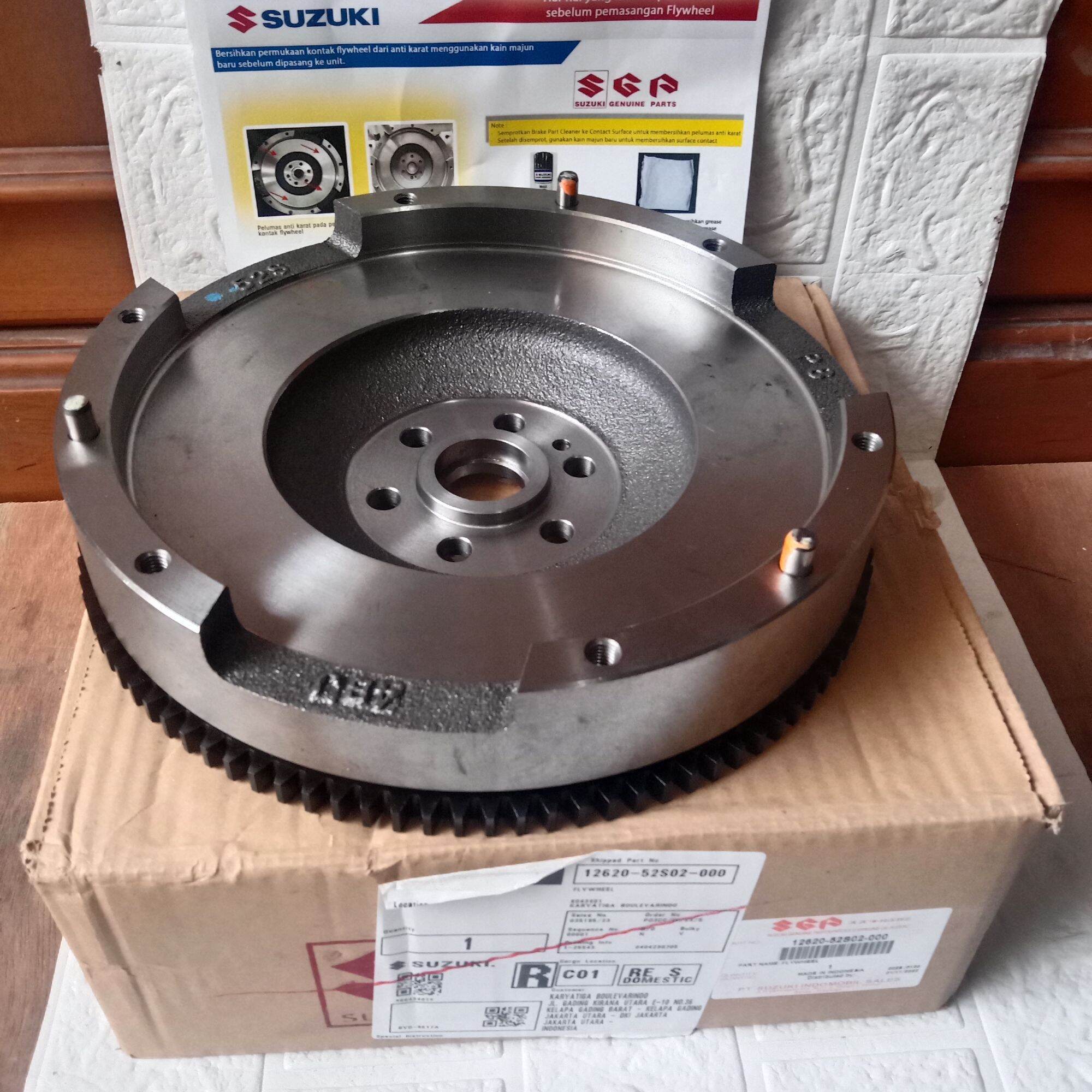 Flywheel Assy/Gigi Roda Gila Suzuki New Carry Tahun 2019 Ke Atas Asli ...