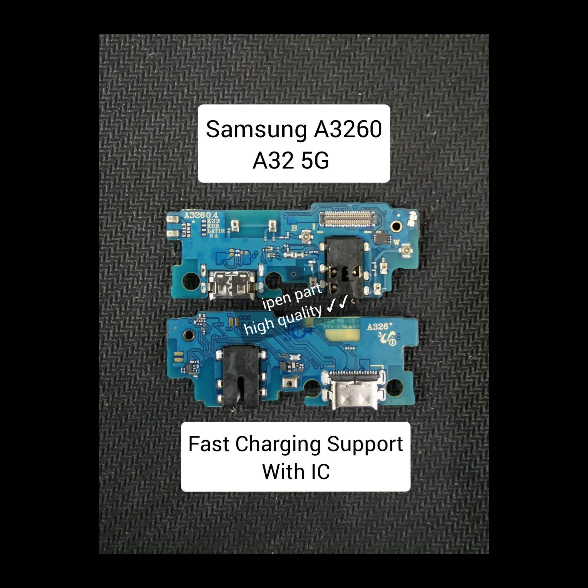 Papan Cas Samsung A32 5G Fast Charging With IC Konektor Charger Board ...