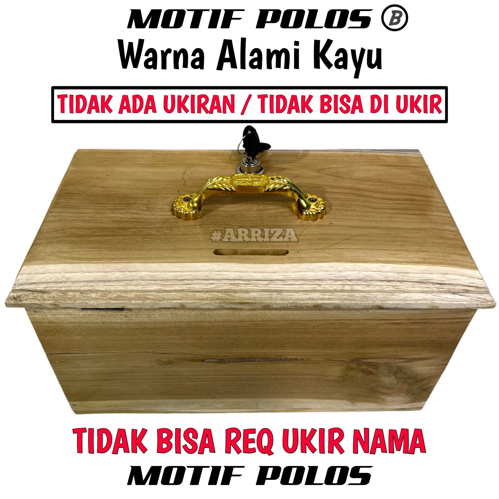 KOTAK AMAL + RODA Ukuran Besar / KOTAK AMAL RODA KAYU JATI KOTAK INFAQ ...