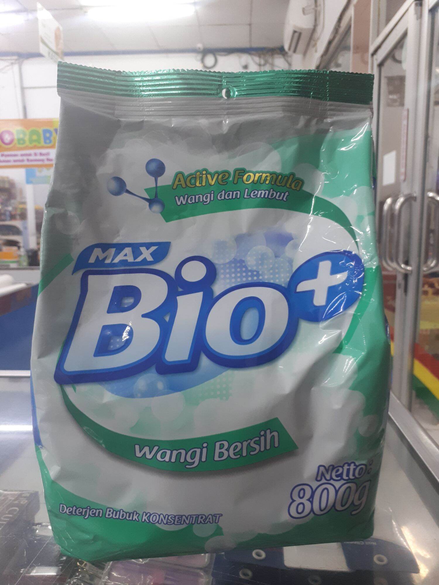 max bio+ wangi bersih deterjen bubuk 800g | Lazada Indonesia