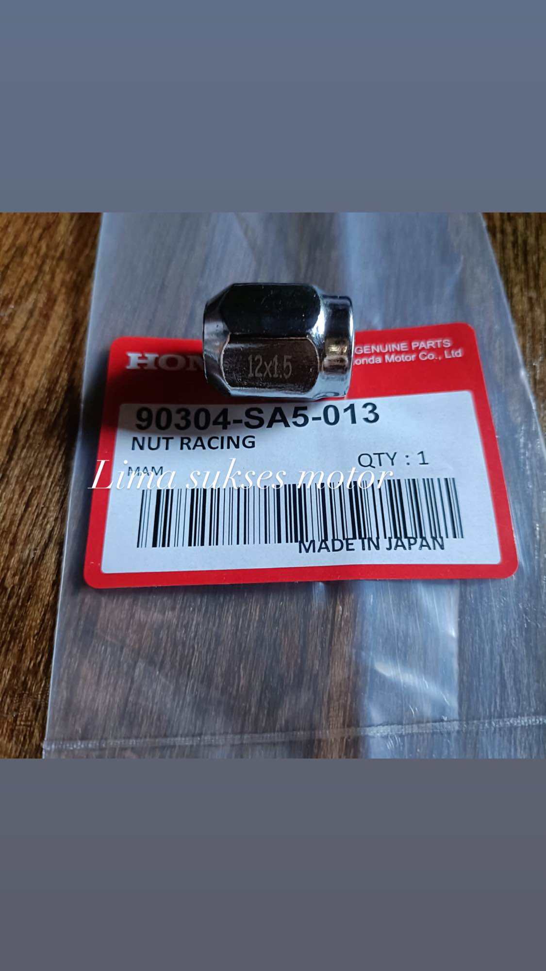 MUR RACING MUR BAUT RODA 12 x 1.5 19MM x 1.50MM KUNCI 19 HONDA JAZZ ...