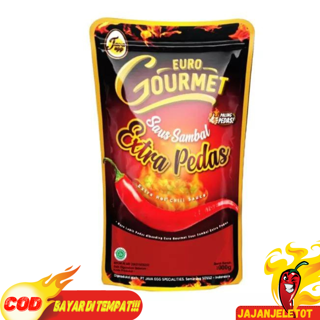 EURO GOURMET SAOS SAMBAL EXTRA HOT KEMASAN 500gr | Lazada Indonesia