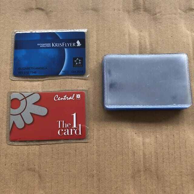 Sampul KTP (10pcs) / Sampul Atm /Plastik KTP / Pelindung kartu atm ...