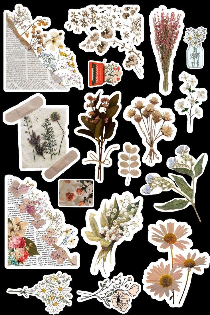 (10x15cm)sticker stiker vintage estetik jurnalis jurnal scrapbook pt 3 ...