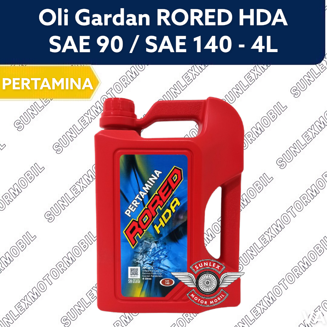 OLI GARDAN RODA GIGI GEAR OIL PERTAMINA RORED HDA SAE90 SAE140 API GL-5 4L | Lazada Indonesia