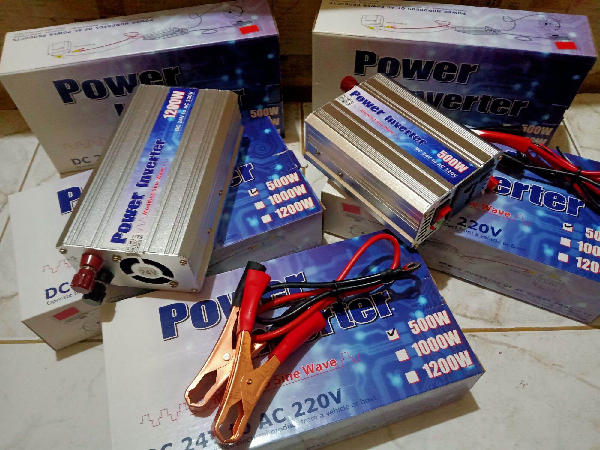 Power inverter 24V 1200W / Inverter 1200 watt DC 24 volt to AC 220V ...