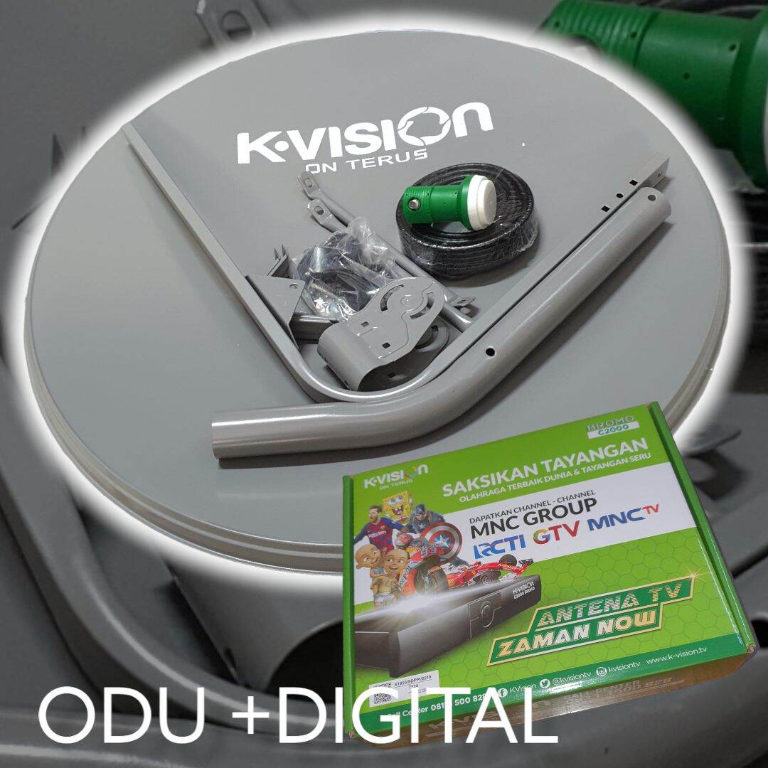 KVISION Antena Parabola 75cm ODU | Lazada Indonesia