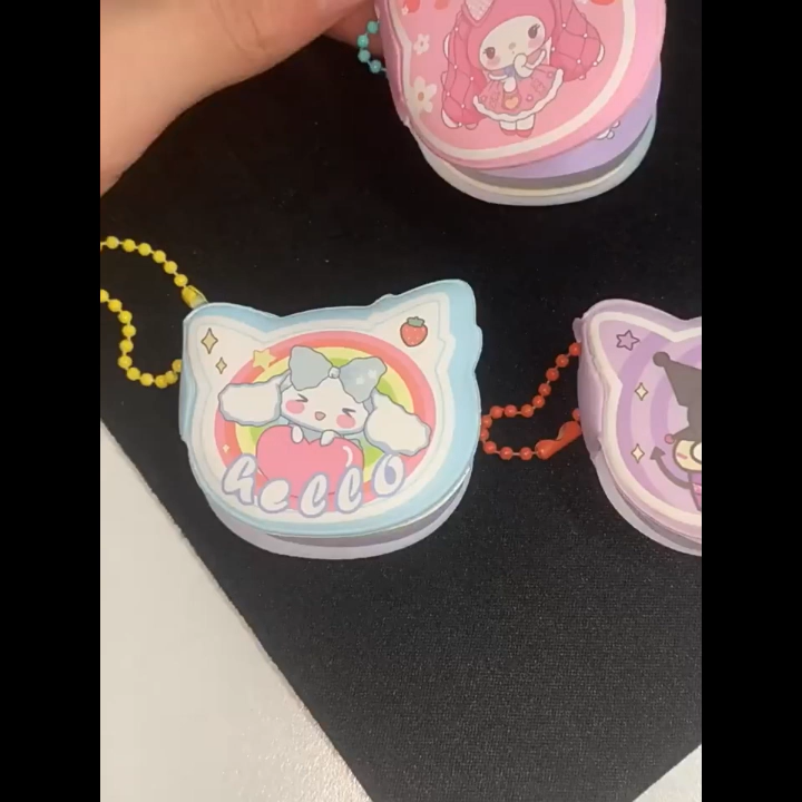 [1 BOX] MINI NOTEBOOK GANTUNG SQUISH SANRIO - BUKU MEMO MINI SANRIO ...