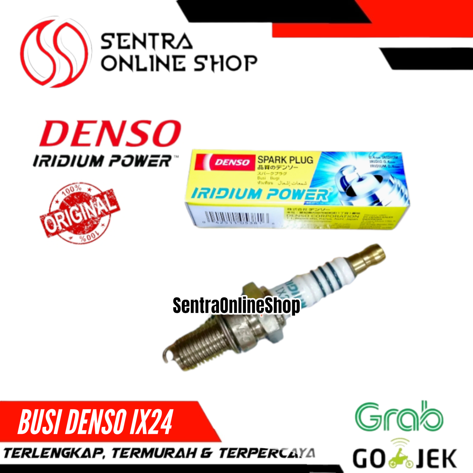 busi denso iridium tipe IX24 | Lazada Indonesia