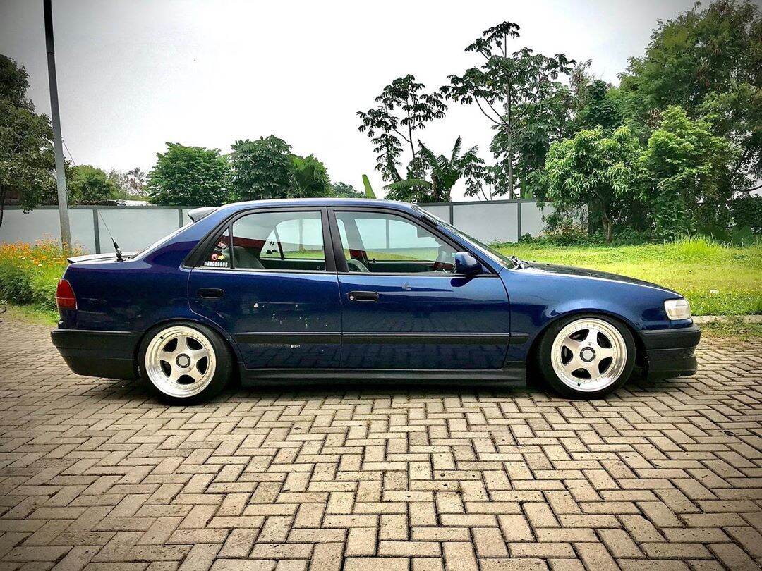 bodykit all new Corolla samping dan belakang ae111,Corolla 1.6 | Lazada ...