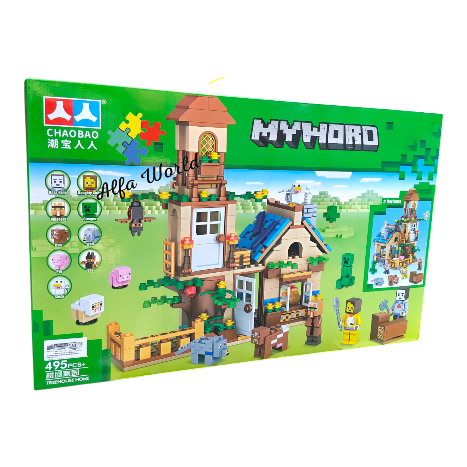 Mainan Anak ChaoBao My Word Big Size Block Brick DIY Minecraft Roblox ...