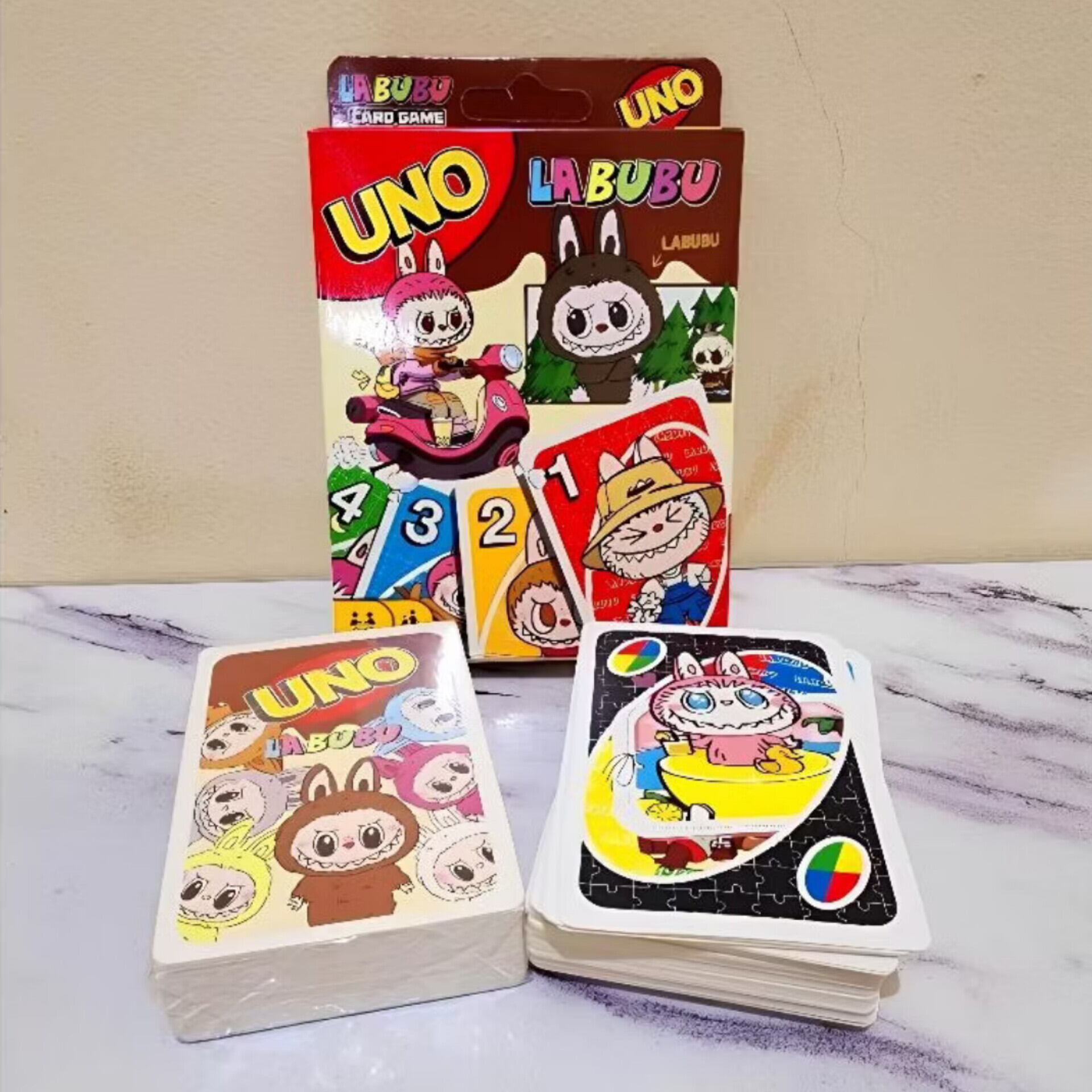 Mainan Kartu Edukasi Family Keluarga - Mainan Kartu Uno Karakter Labubu ...