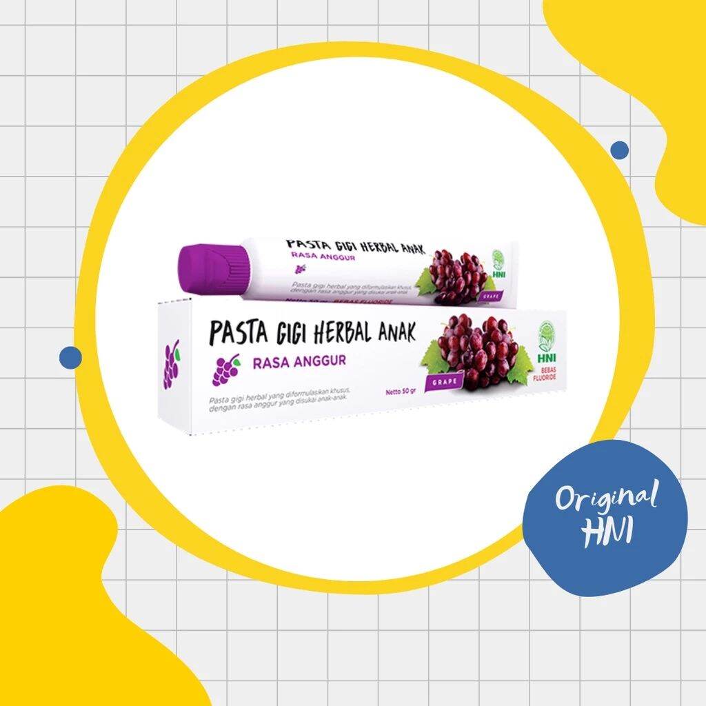 Pasta gigi herbal PGH anak HNI HPAI 100% Asli - Bisa COD | Lazada Indonesia