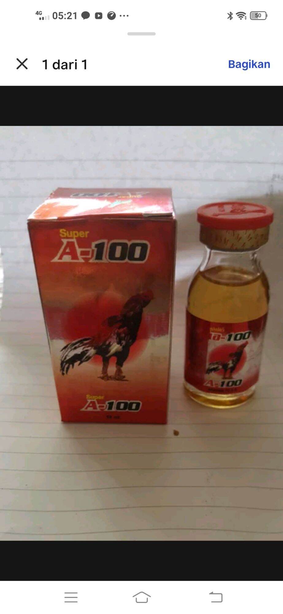 A100 obat jeksi vitamin ayam vitamin A100 obat ayam Bangkok | Lazada ...