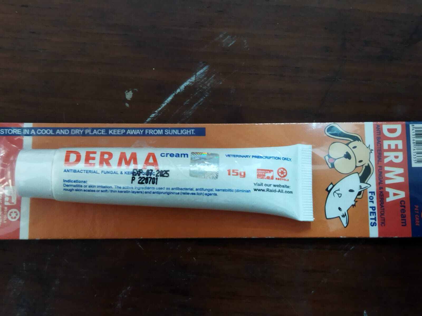 Derma Cream 15gr - Salep Anti Jamur Untuk Hewan | Lazada Indonesia