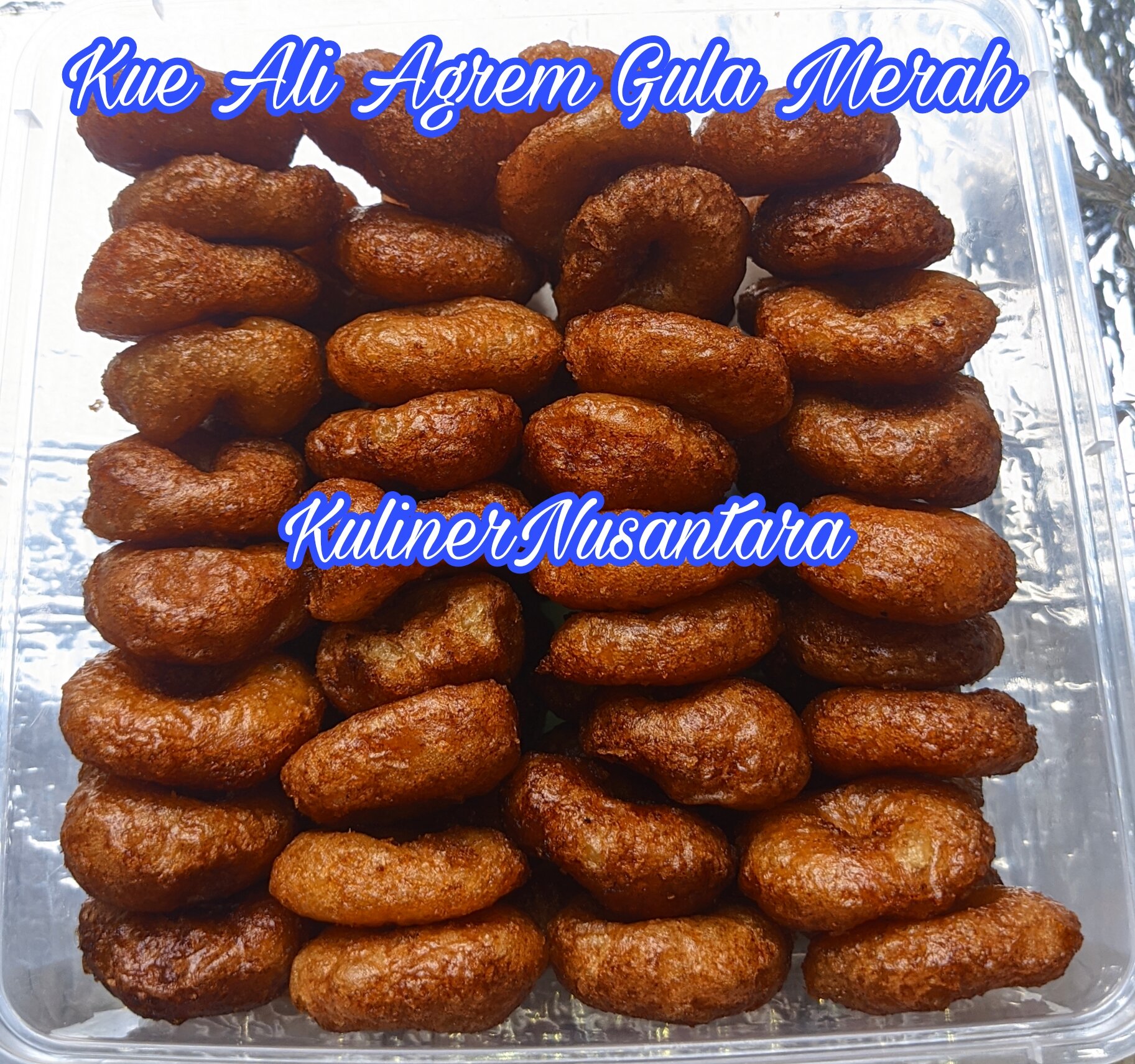 KUE ALI / KUE CINCIN GULA MERAH UKURAN KECIL 75 PCS AGREM KHAS SUKABUMI ...