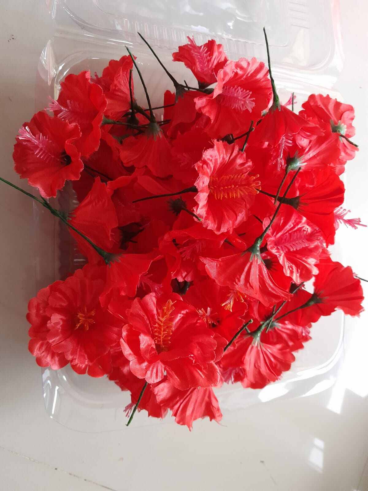 Bunga Pucuk/Bunga Kembang Sepatu/bunga palsu/Bunga Sanggul | Lazada ...