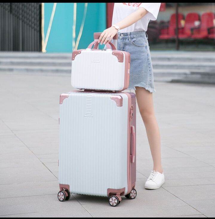 Koper 2 in 1 koper 24 inch 22 inch Kabin Bagasi tas koper besar anak ...