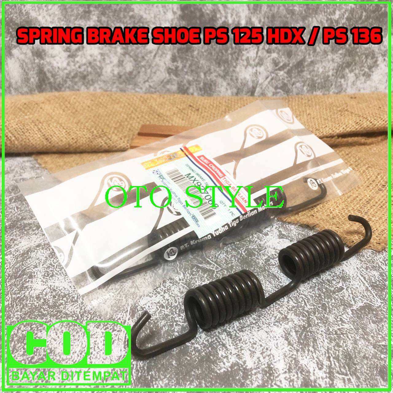 SPRING BRAKE SHOE PS 125 HDX - PER KAMPAS REM PS125 HDX PS136 MX927066 ...