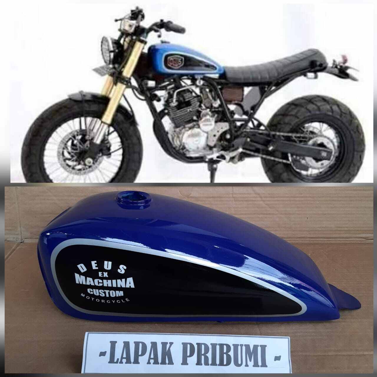Tangki Tracker Deus scrambler custom japstyle | Lazada Indonesia