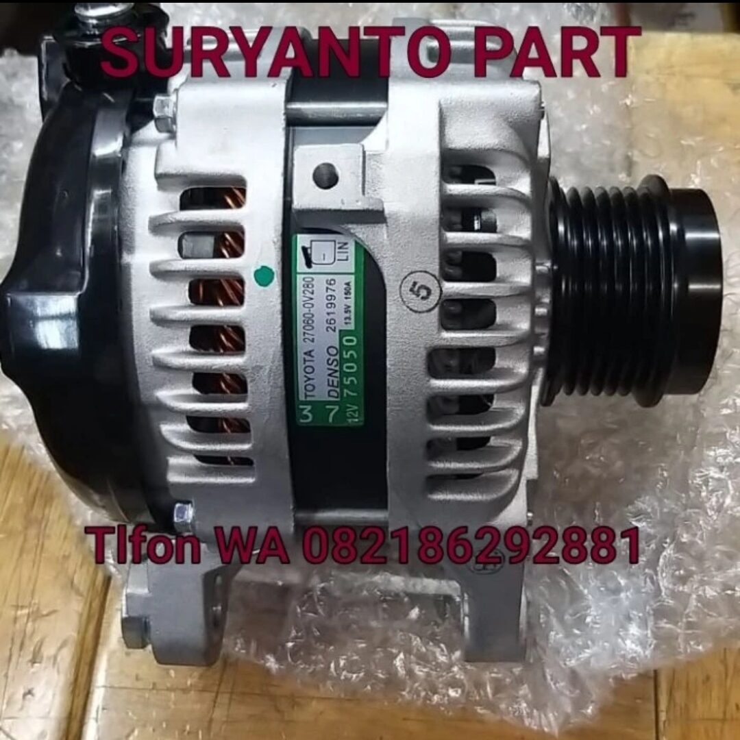 Alternator Assy Dinamo Ampere Toyota Alphard Vellfire AGH30 2018-Up Original 27060-0V280 ...