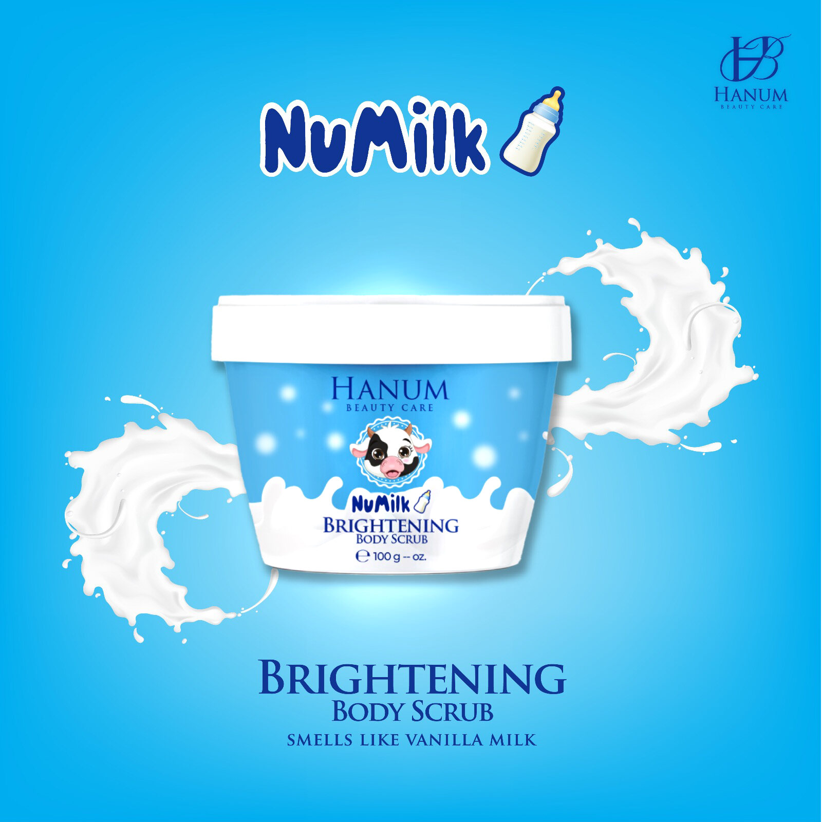 [FREE GIFT] NUMILK BODY SCRUB BRIGHTENING BY HANUM BEAUTY CARE BY HANUM ...