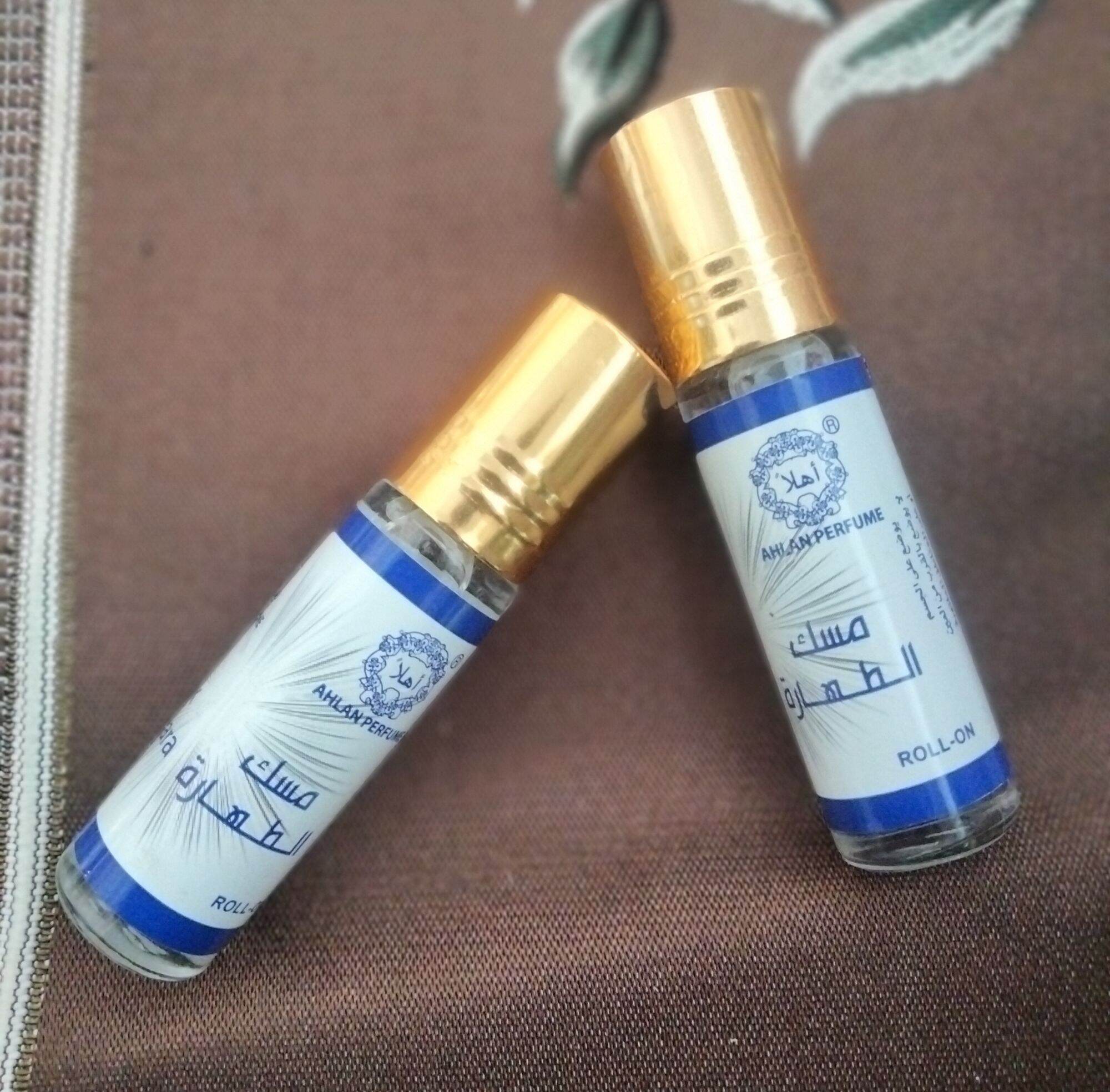 PROMO PARFUM ORIGINAL SAUDI AHLAN 6ML MISK THAHARA SILVER STONE JASMINE ...