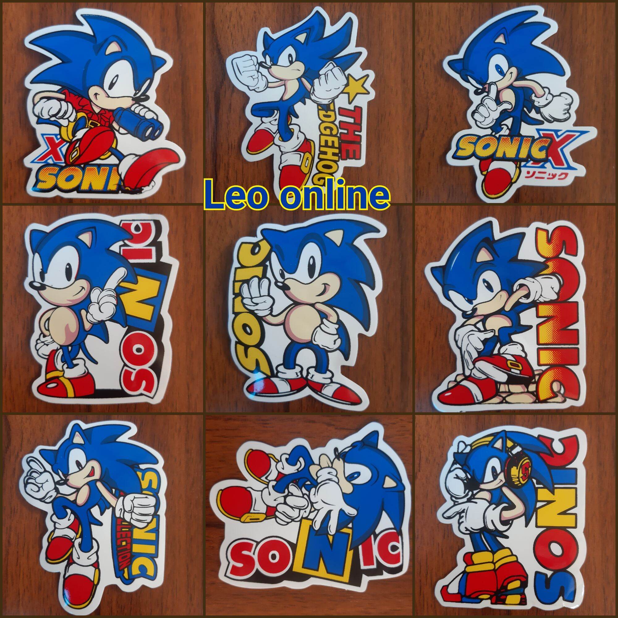stiker sticker sonic isi 10 lembar campur | Lazada Indonesia
