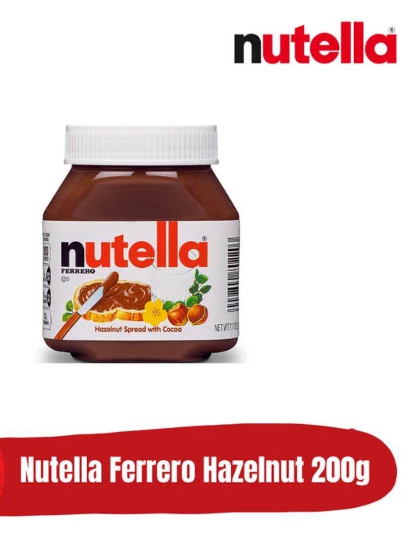 Selai Roti Nutella Spread Hazelnut coklat 200grm & 350Grm | Lazada ...