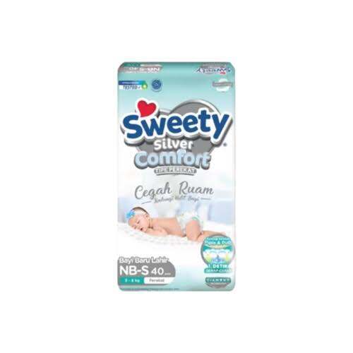 Sweety nbs 40 silver Perekat | Lazada Indonesia