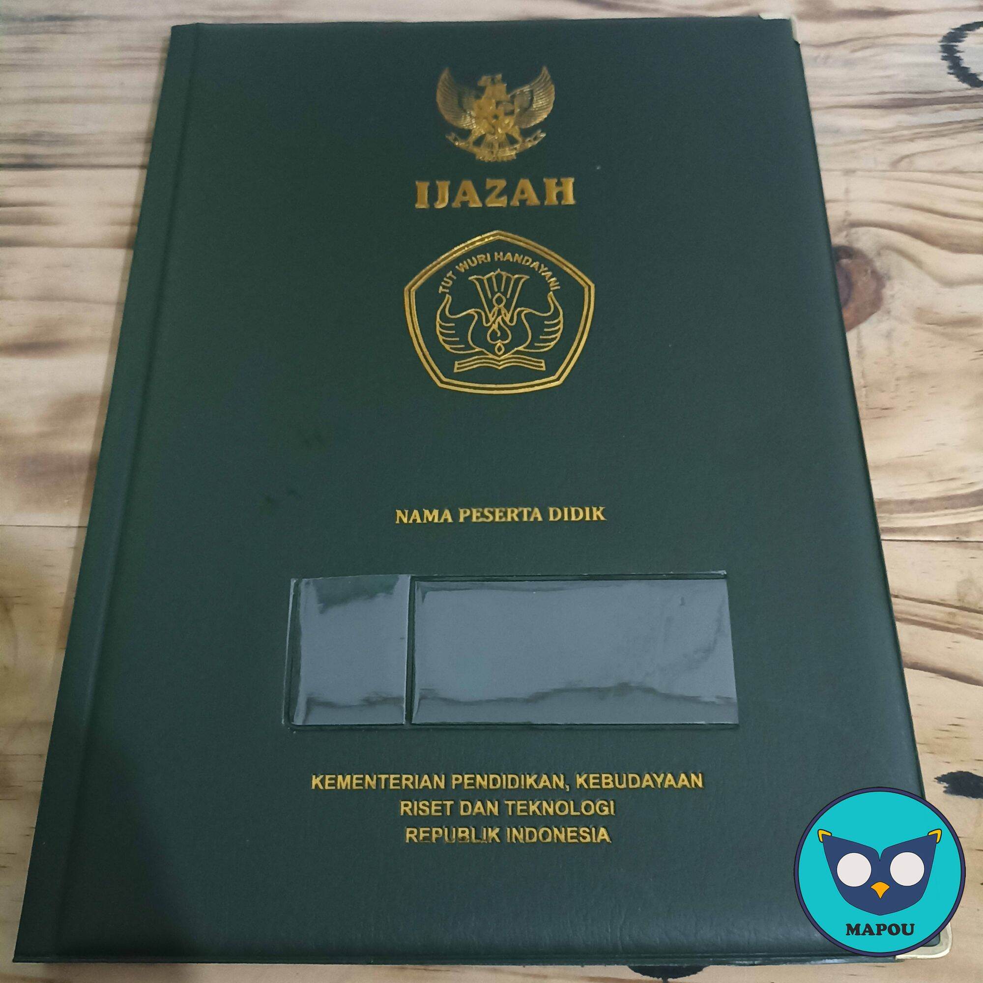 Sampul Ijazah Umum (Potrait) SD SMP SMA, Map Ijazah, Dokumen Kelulusan ...