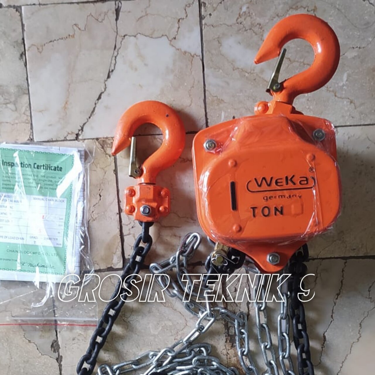 Chain Block 1 Ton 3 Meter Weka Germany Chain Hoist Takel Katrol Manual