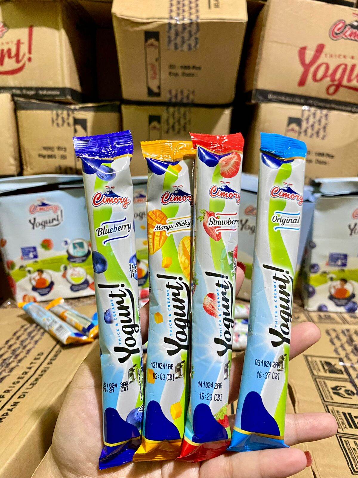 Cimory Squeeze Yogurt Stick Stik Mini 40Gram 40 Gram Isi 10 Pcs ...
