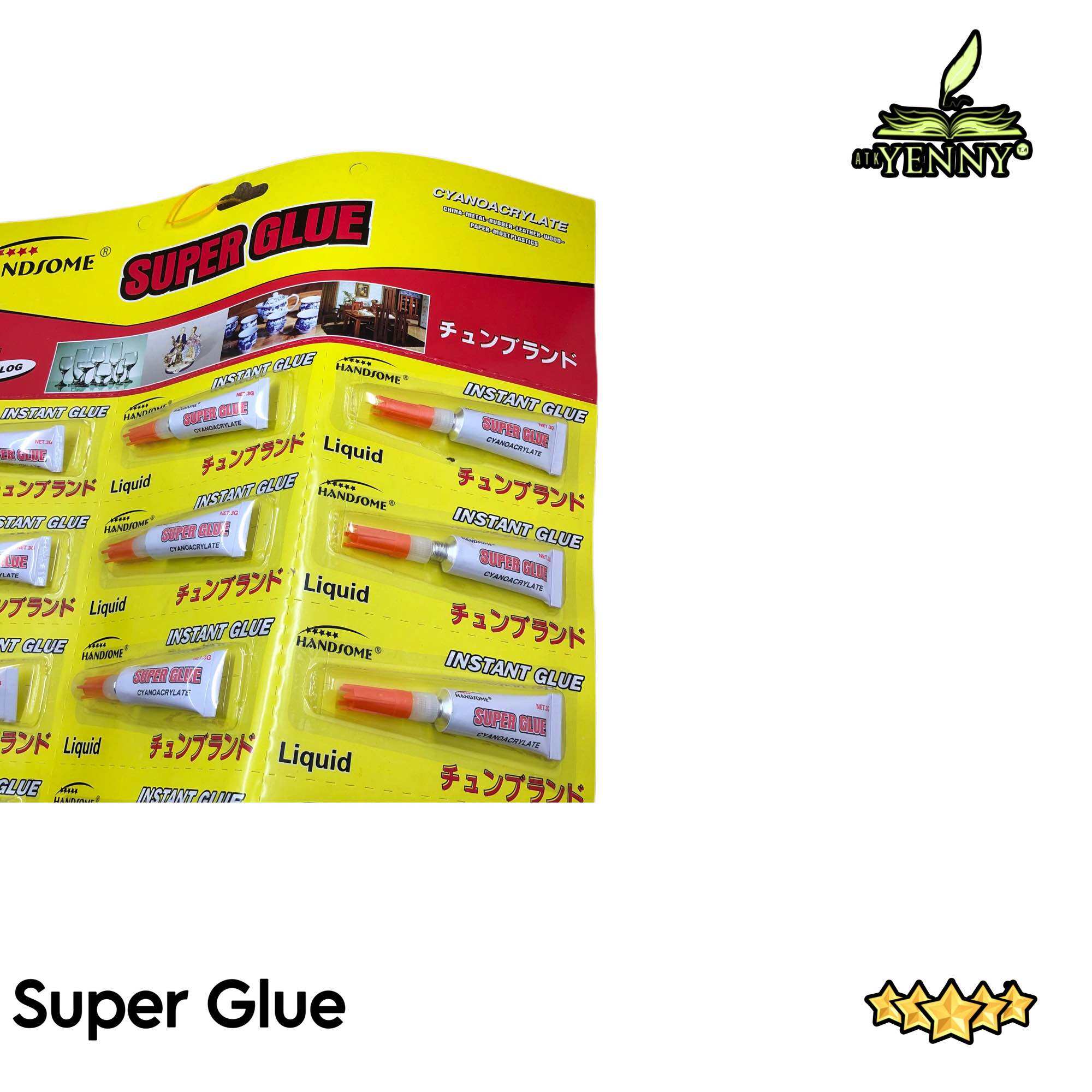 Lem Super Glue / Instant Glue 1 Lembar Isi 12 Pcs | Lazada Indonesia