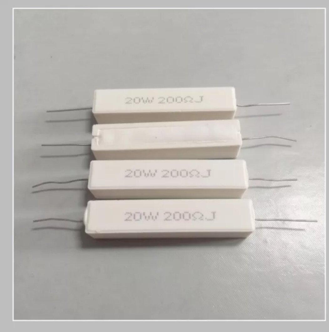 resistor 20w 200 ohm 20 watt 200R isi 60 pcs | Lazada Indonesia