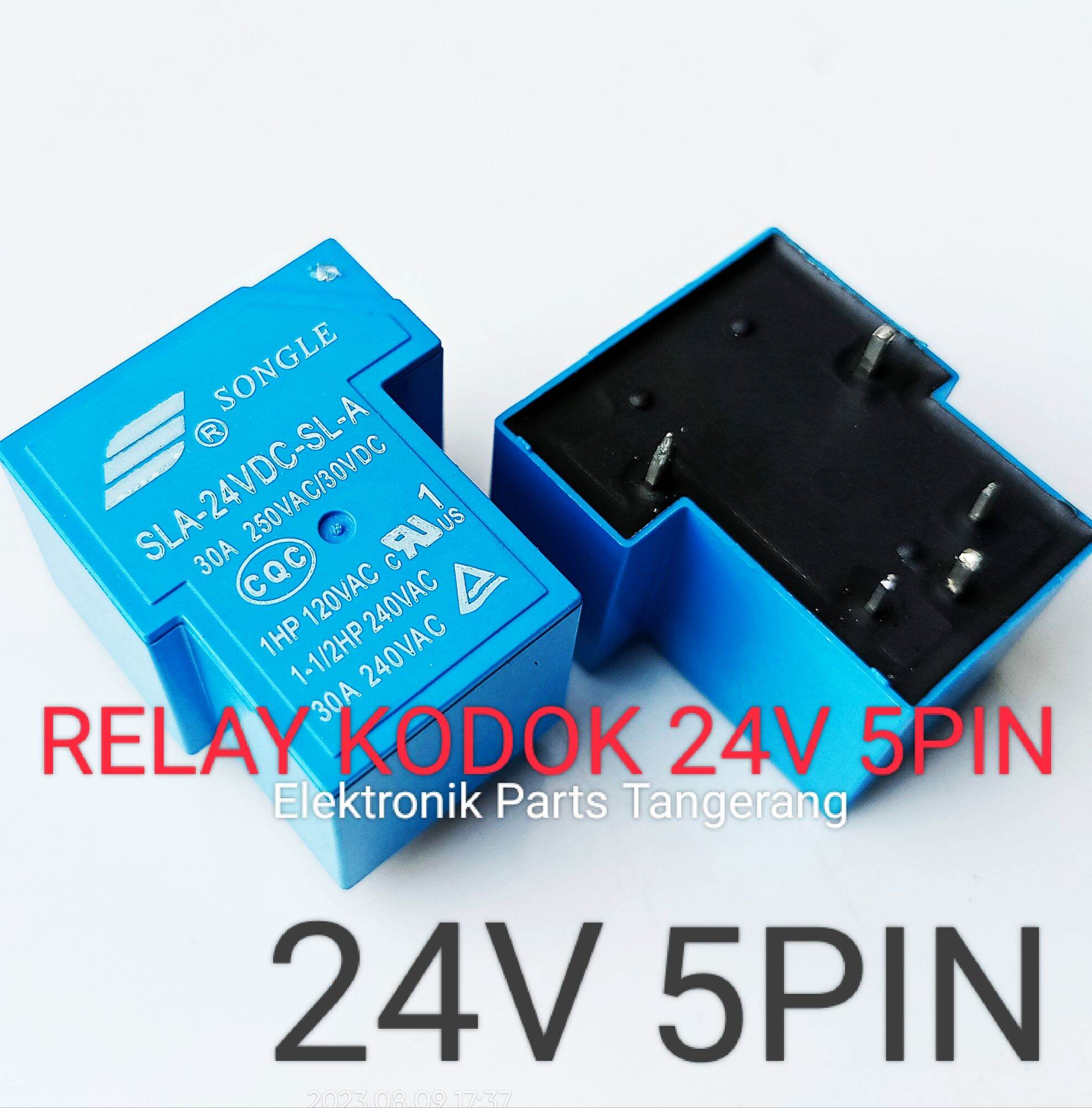 RELAY KODOK 24V 5PIN RELAY SONGLE 24V 5PIN RELAY 24V 5PIN RELAY 24VOLT ...