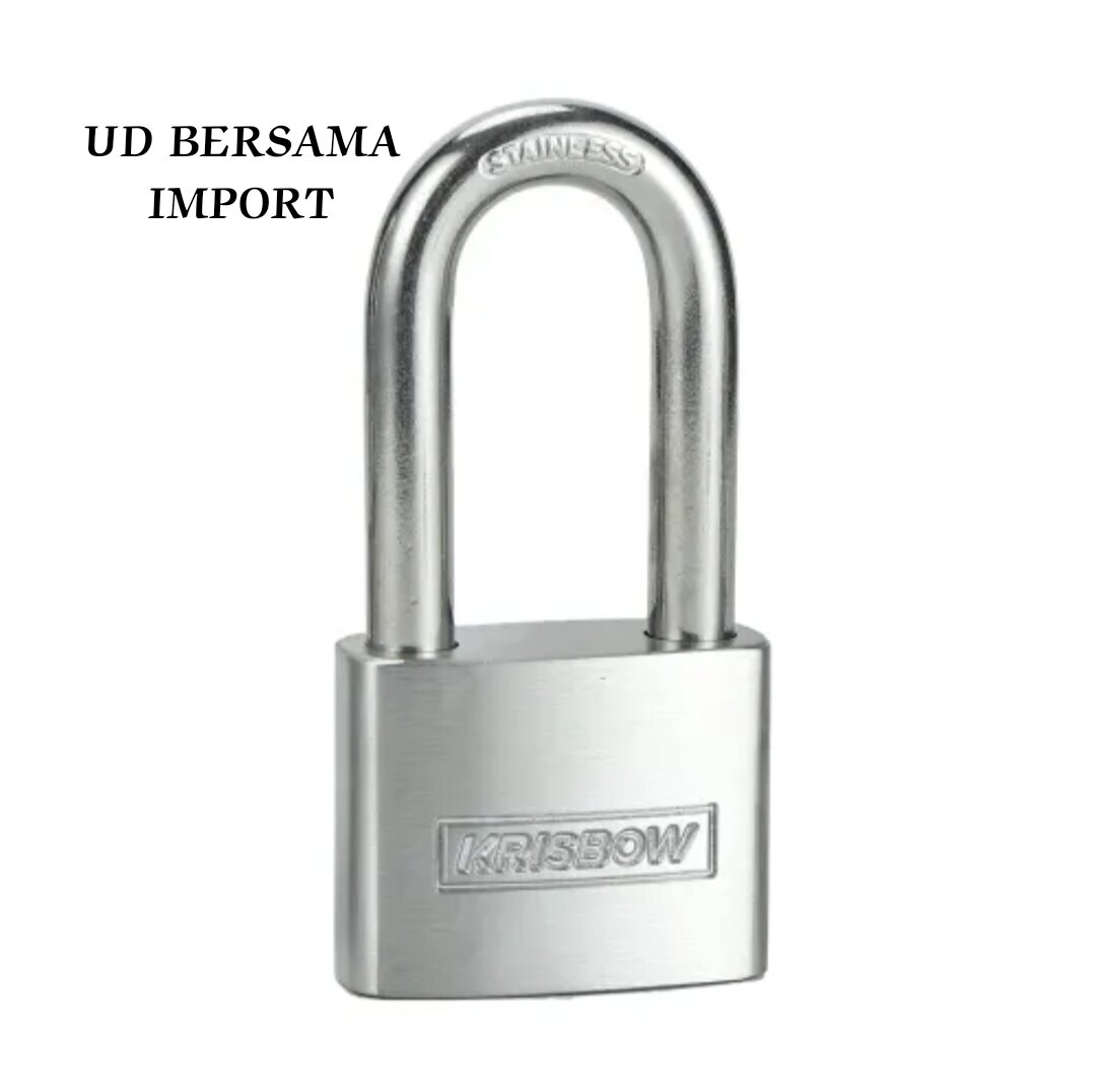 Gembok Stainless Steel 5cm/Gembok Pagar/Gembok Long Shackle KRISBOW ...
