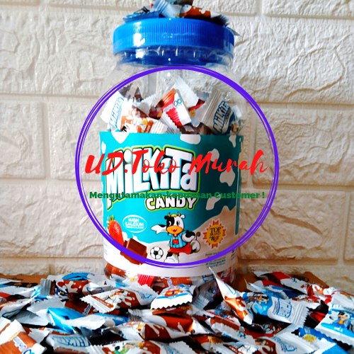 Permen milkita susu (COD) isi 175 butir candy kenyal varian rasa susu ...