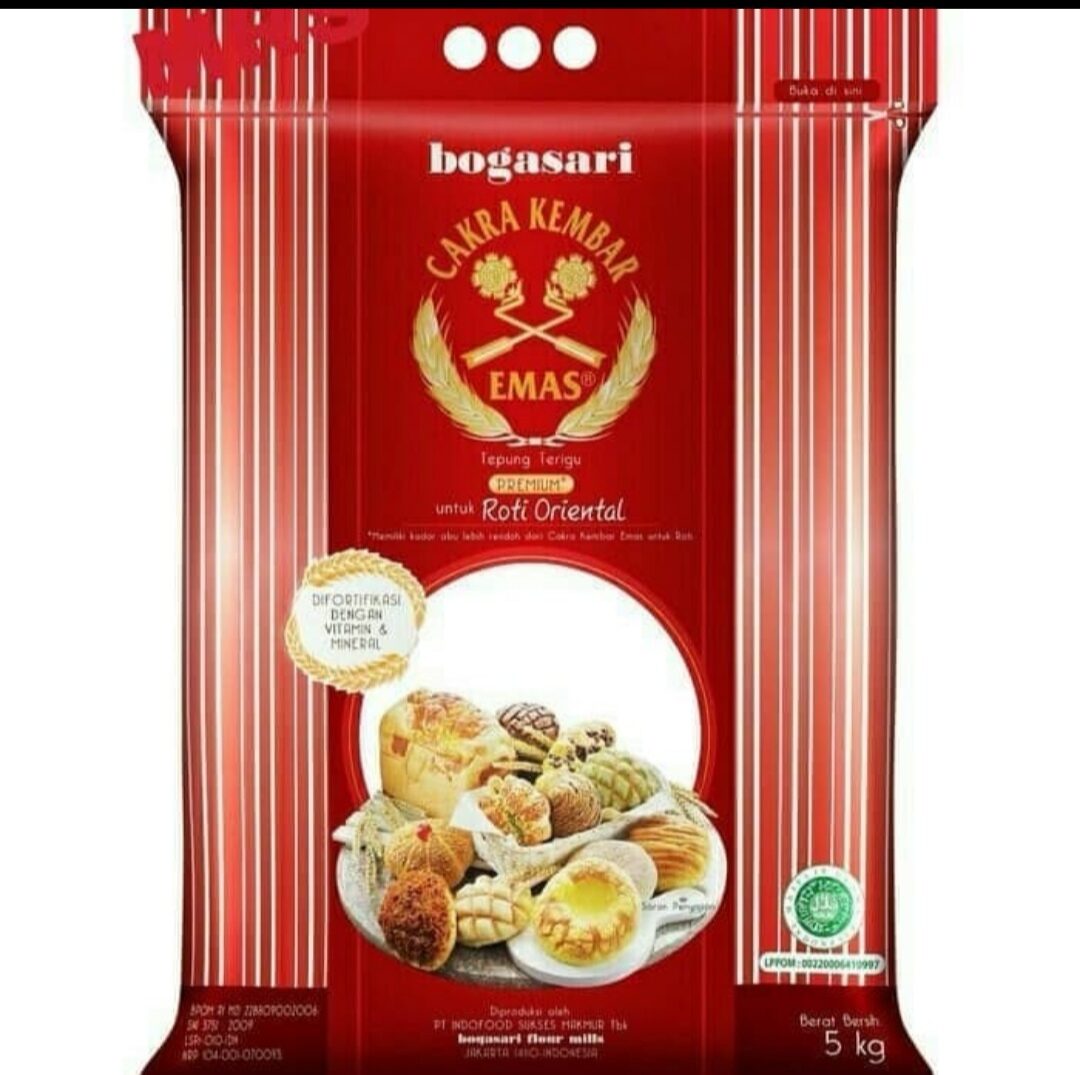 Tepung Cakra Kembar emas oriental kemasan 5kg | Lazada Indonesia
