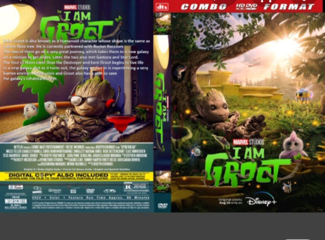 KASET DVD FILM MARVEL 2022 : I AM GROOT | Lazada Indonesia